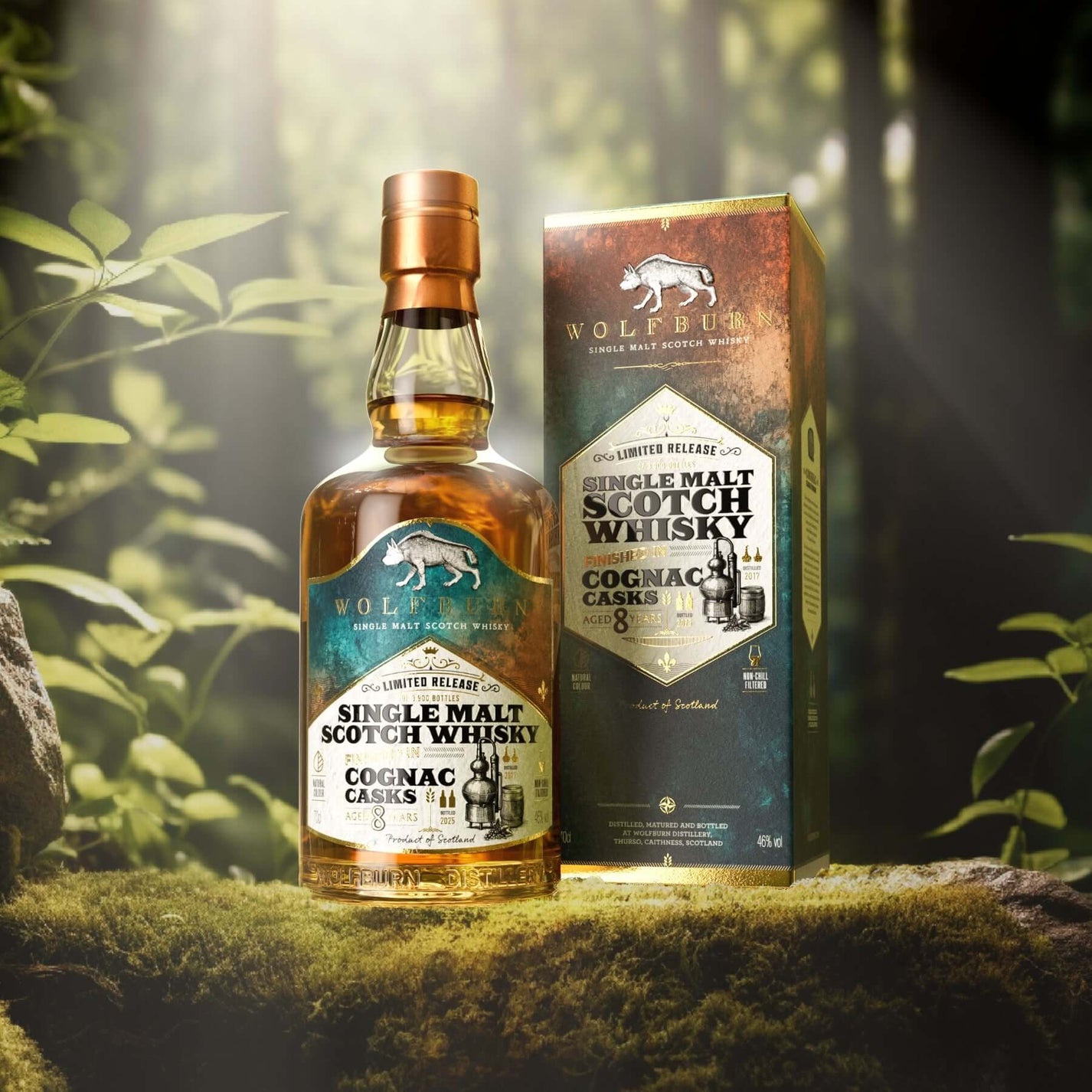 Cognac Cask-Finished Single Malt Scotch Whisky | Wolfburn Distillery