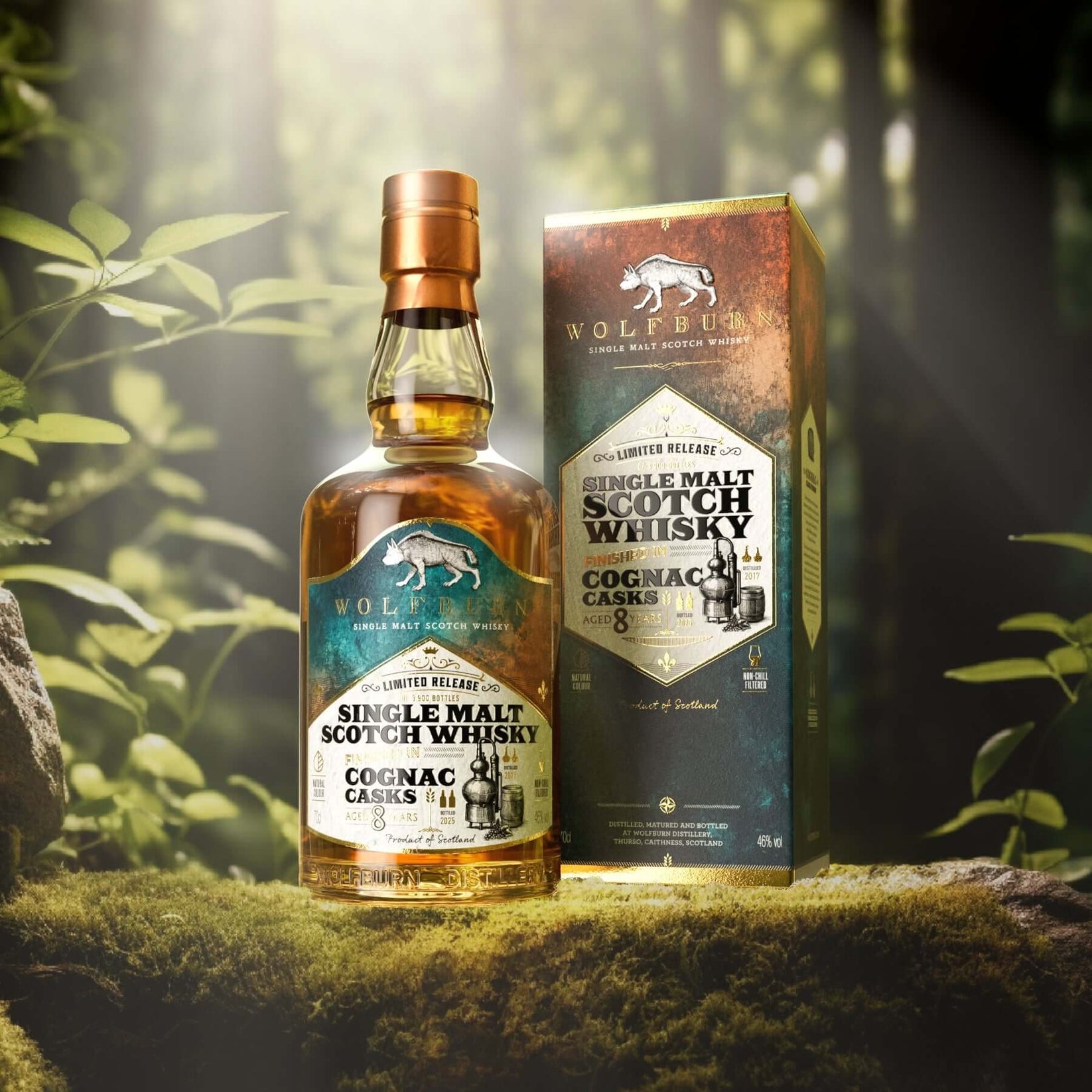 Cognac Cask-Finished Single Malt Scotch Whisky | Wolfburn Distillery